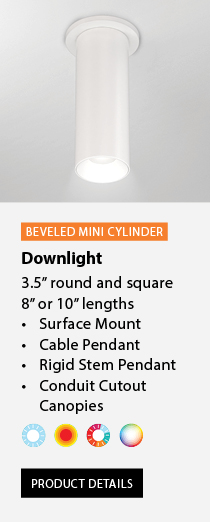 LED Cylinder Pendant and Sconce Lighting | USAI