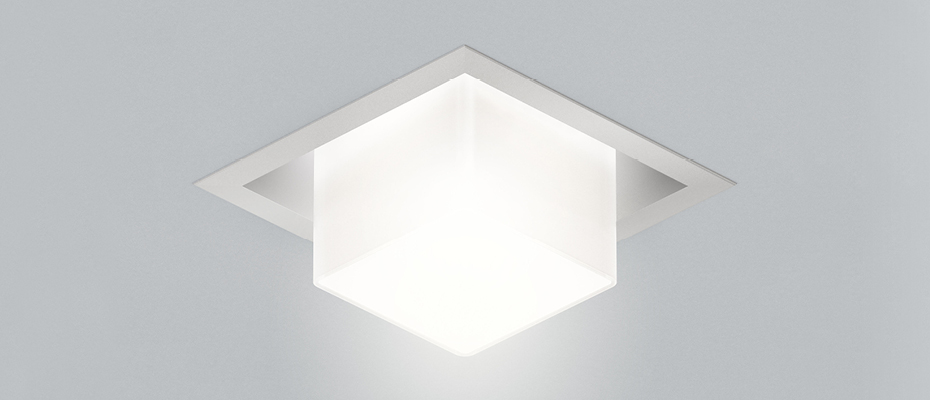 GLOW | LED Downlight Family With An Opal Glass Design Element