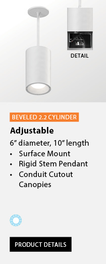 LED Cylinder Pendant and Sconce Lighting | USAI