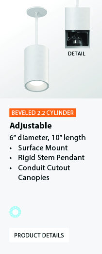 LED Cylinder Pendant and Sconce Lighting | USAI