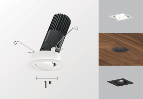 the LittleOnes Recessed 1" Aperture LED Downlights | LittleOnes Micro ...