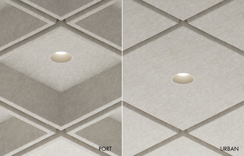 3" Round LED Wall Wash for Turf Acoustical Ceiling Tiles | BeveLED Mini ...