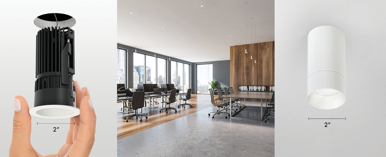 the LittleTwos 2" Aperture LED Light Fixtures | Recessed Pinhole ...